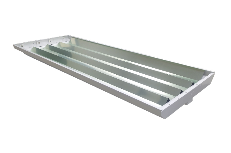GABINETE HIGHBAY INDUS 4 CABLEADO PARA 4 TUBOS LED T5 ALA ESPECULAR ...